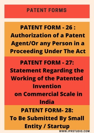 Patent forms | PDF