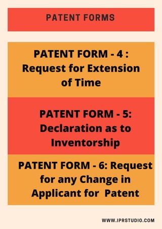 Patent forms | PDF