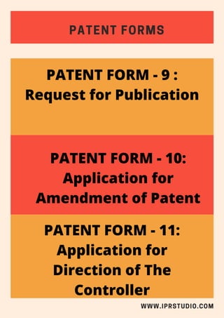 Patent forms | PDF