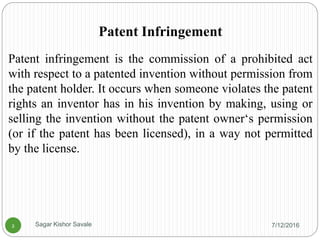 Patent infringement | PPTX