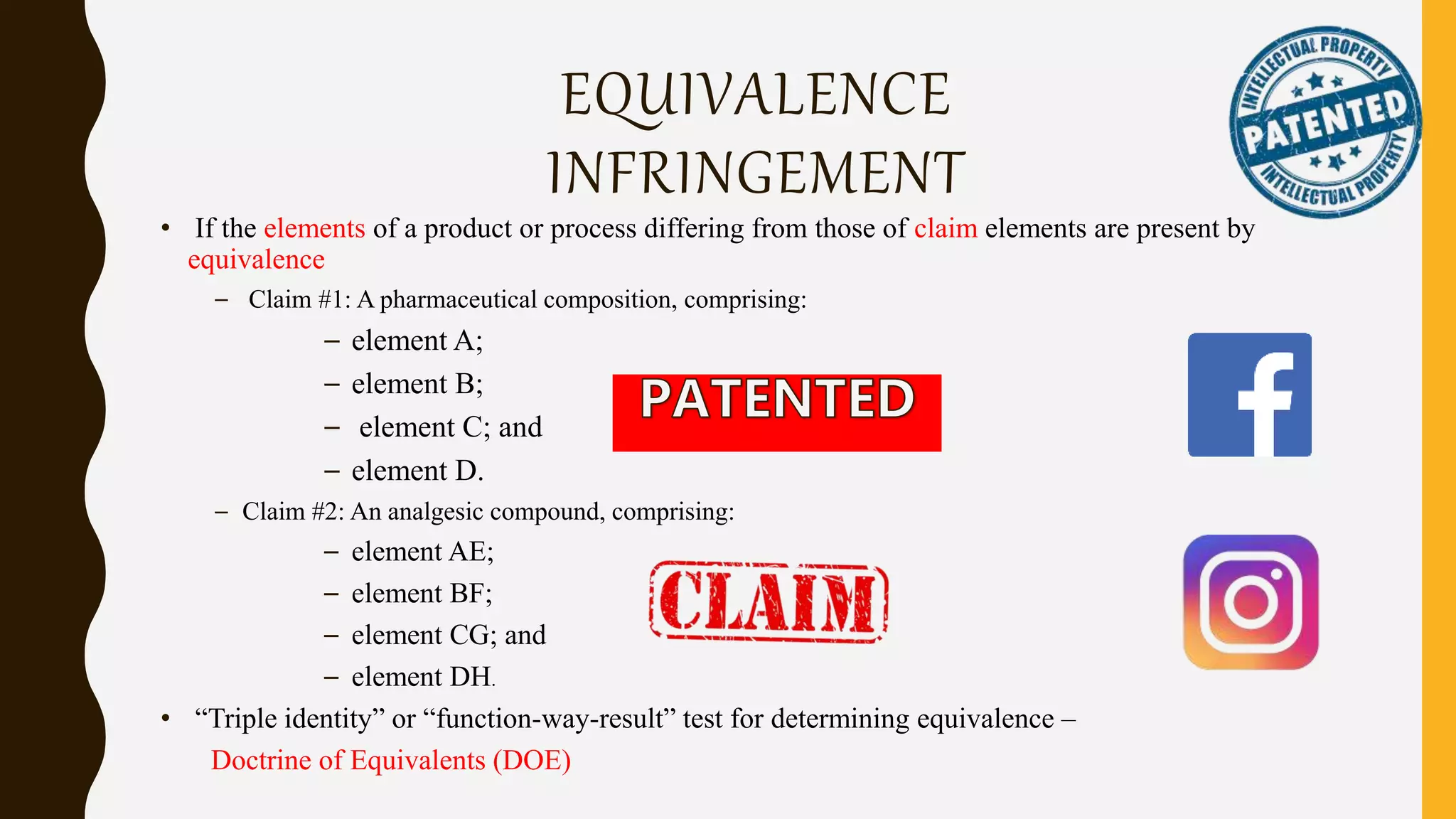 Patent infringements | PPTX