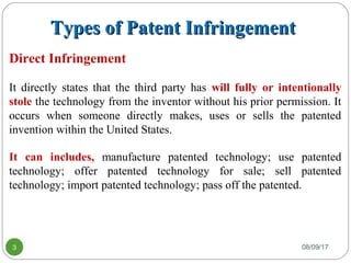 Patent infringement1 | PPT