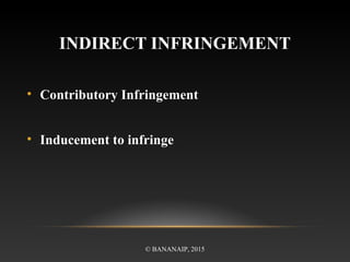 Patent infringement analysis | PPT