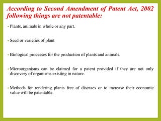 Patenting and Regulatory Requirements of Natural Products.pptx