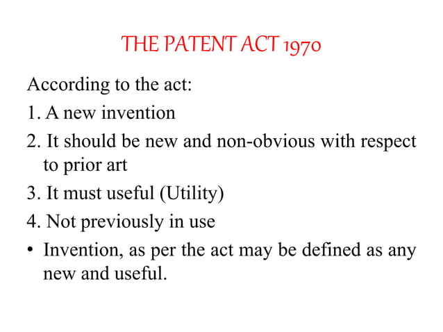 Patenting aspects of traditional knowledge and natural products | PPTX