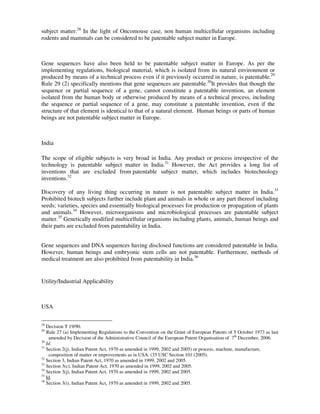 Patenting biotechnology inventions | PDF