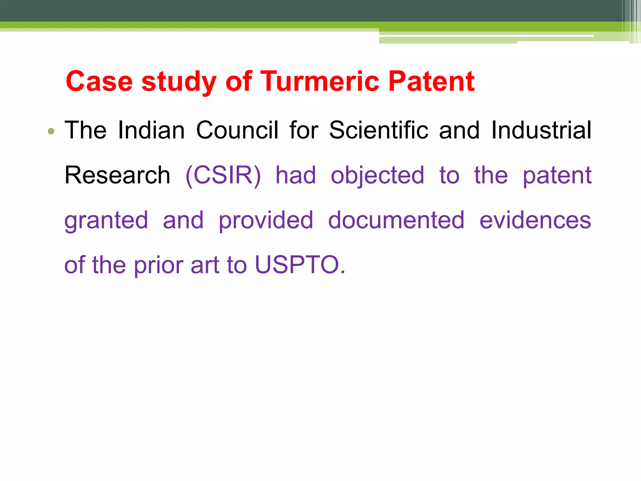 Patenting of Herbal drugs .ppt by Dr.U.Srinivasa | PPT