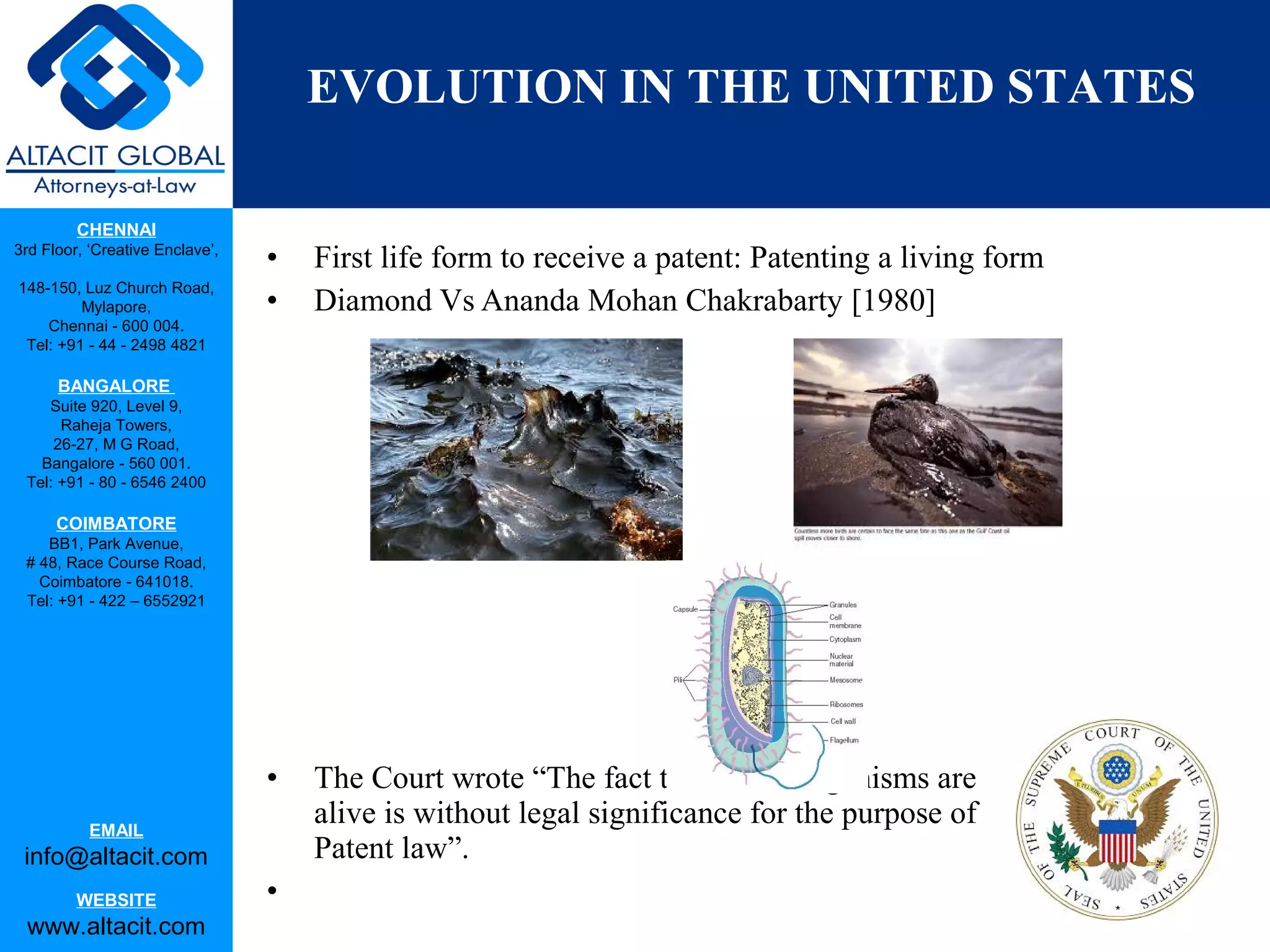 Patenting of life forms | PPT