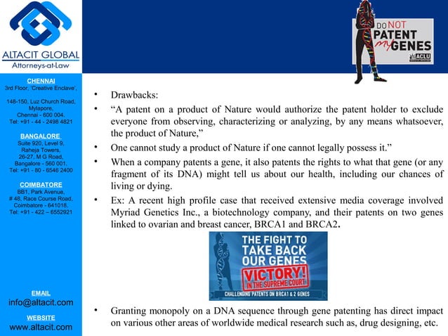 Patenting of life forms | PPT