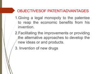 Patenting of natural products by Dr.U.Srinivasa.ppt