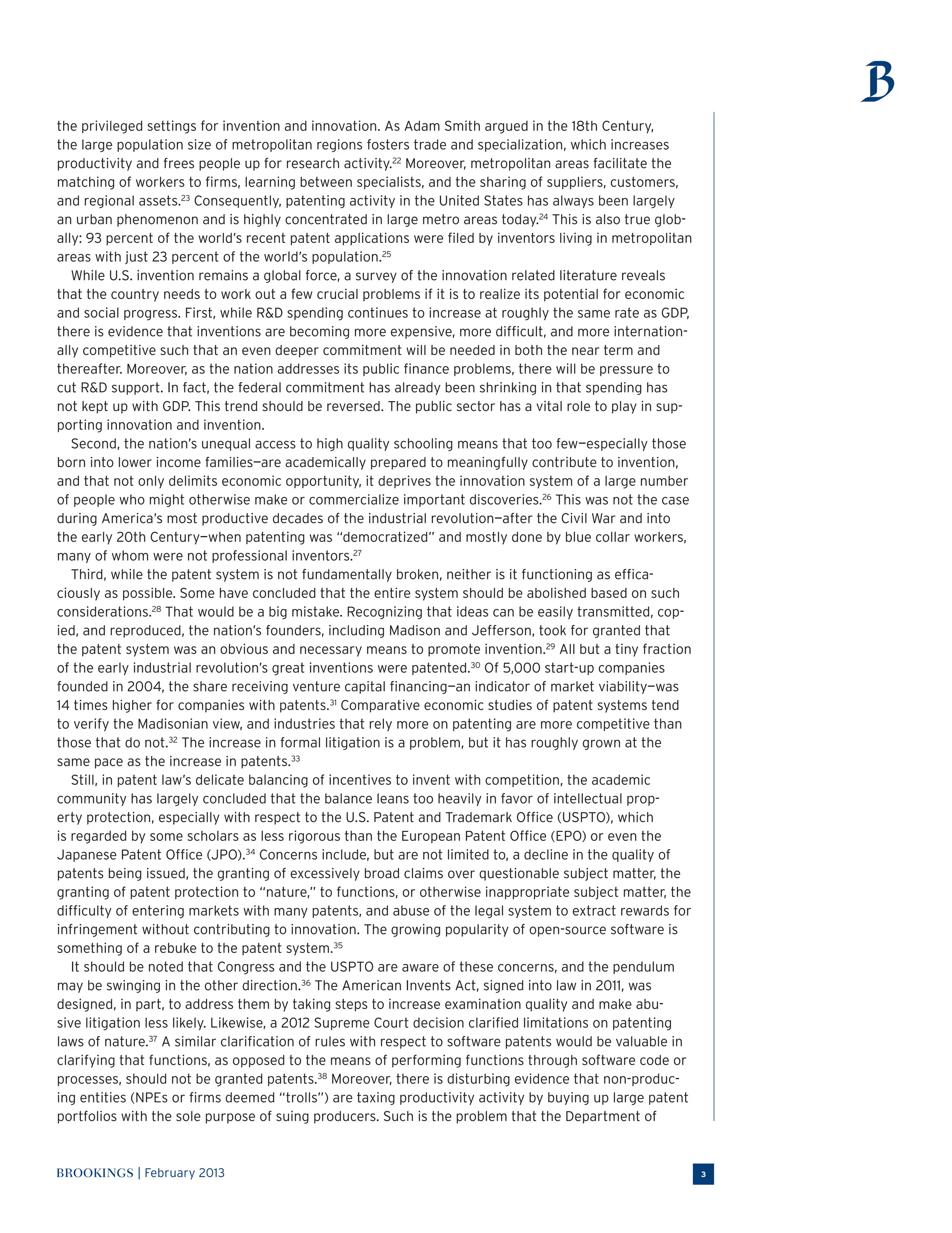 Patenting Prosperity: Invention and Economic Performance in the United ...