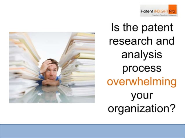 Patent Insight Slideshare | PPSX | Databases | Computer Software and ...