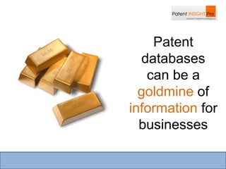 Patent Insight Slideshare | PPSX | Databases | Computer Software and ...