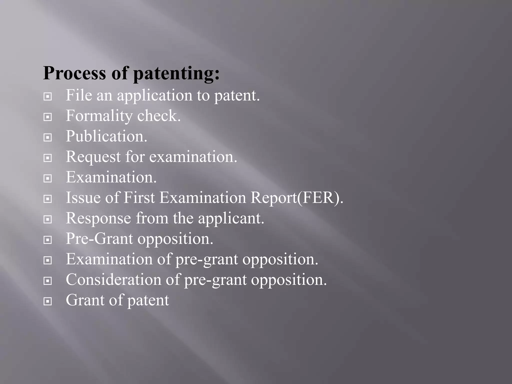Patent (ipr) | PPT