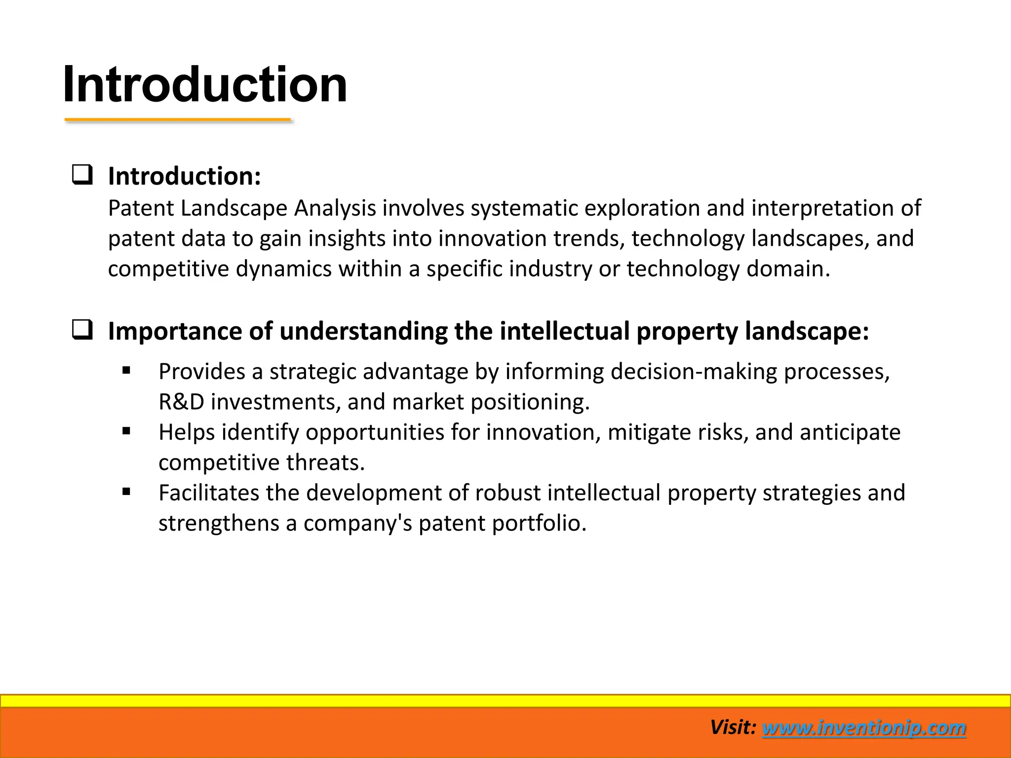 Patent Landscape Analysis: Navigating Intellectual Property ...