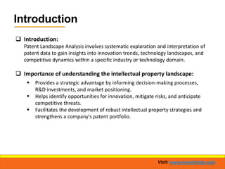 Patent Landscape Analysis: Navigating Intellectual Property | InventionIP | PPTX