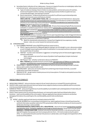 Basics of Patent Law Outline | PDF