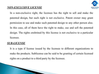 Patent licensing | PPTX