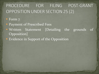 Patent opposition procedure | PPT