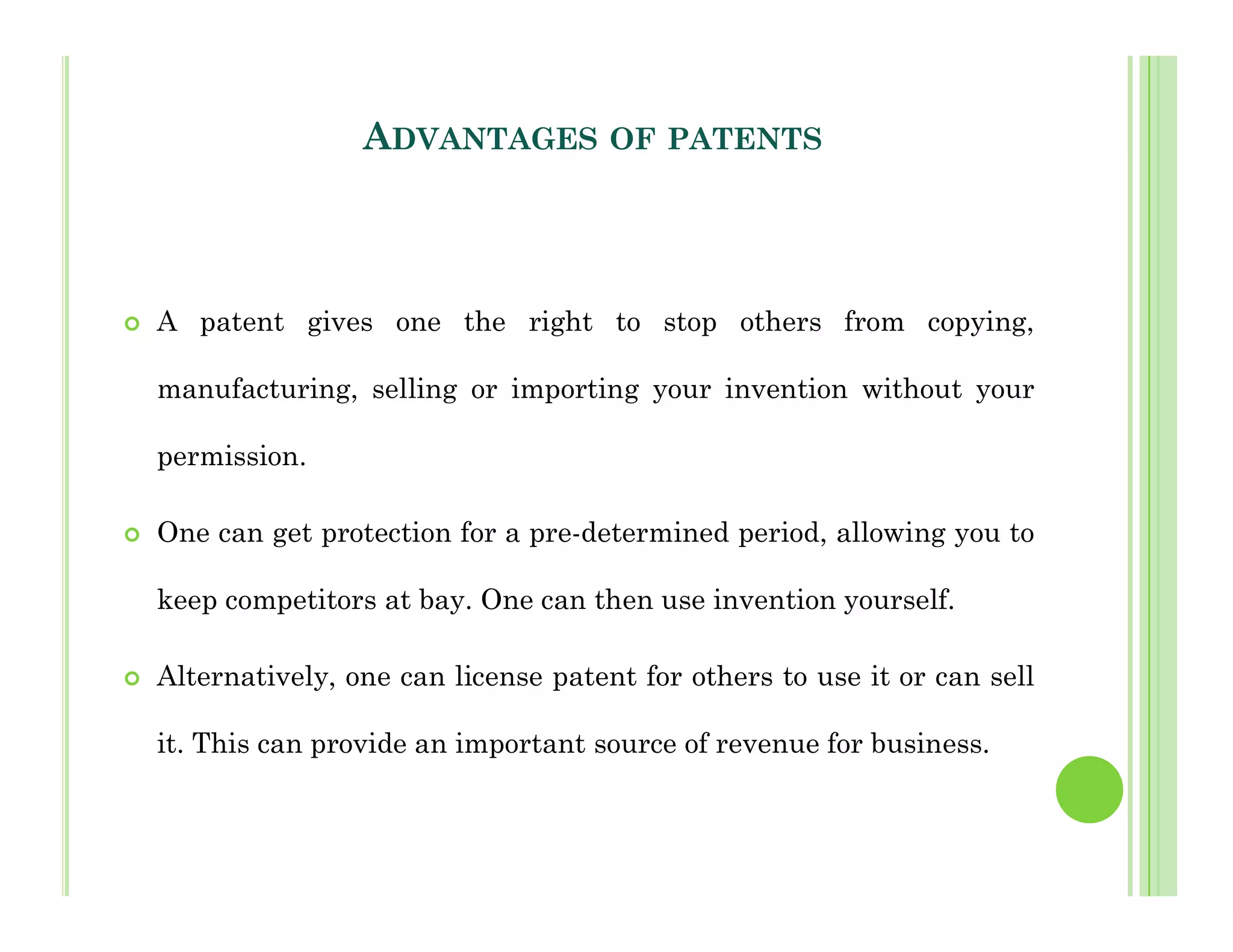 Intellectual Property Rights (IPR) : Patent & patenting | PDF