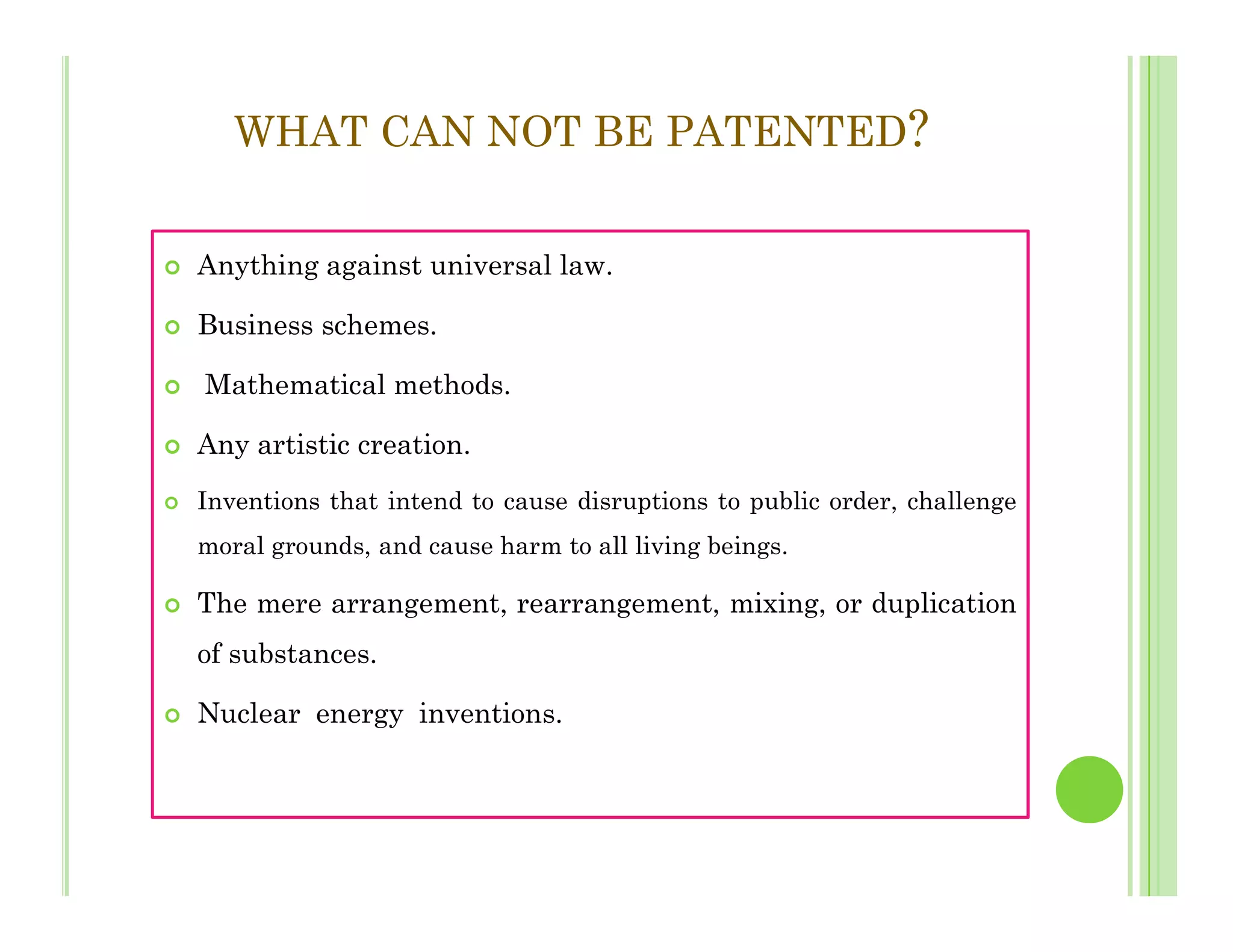 Intellectual Property Rights (IPR) : Patent & patenting | PDF