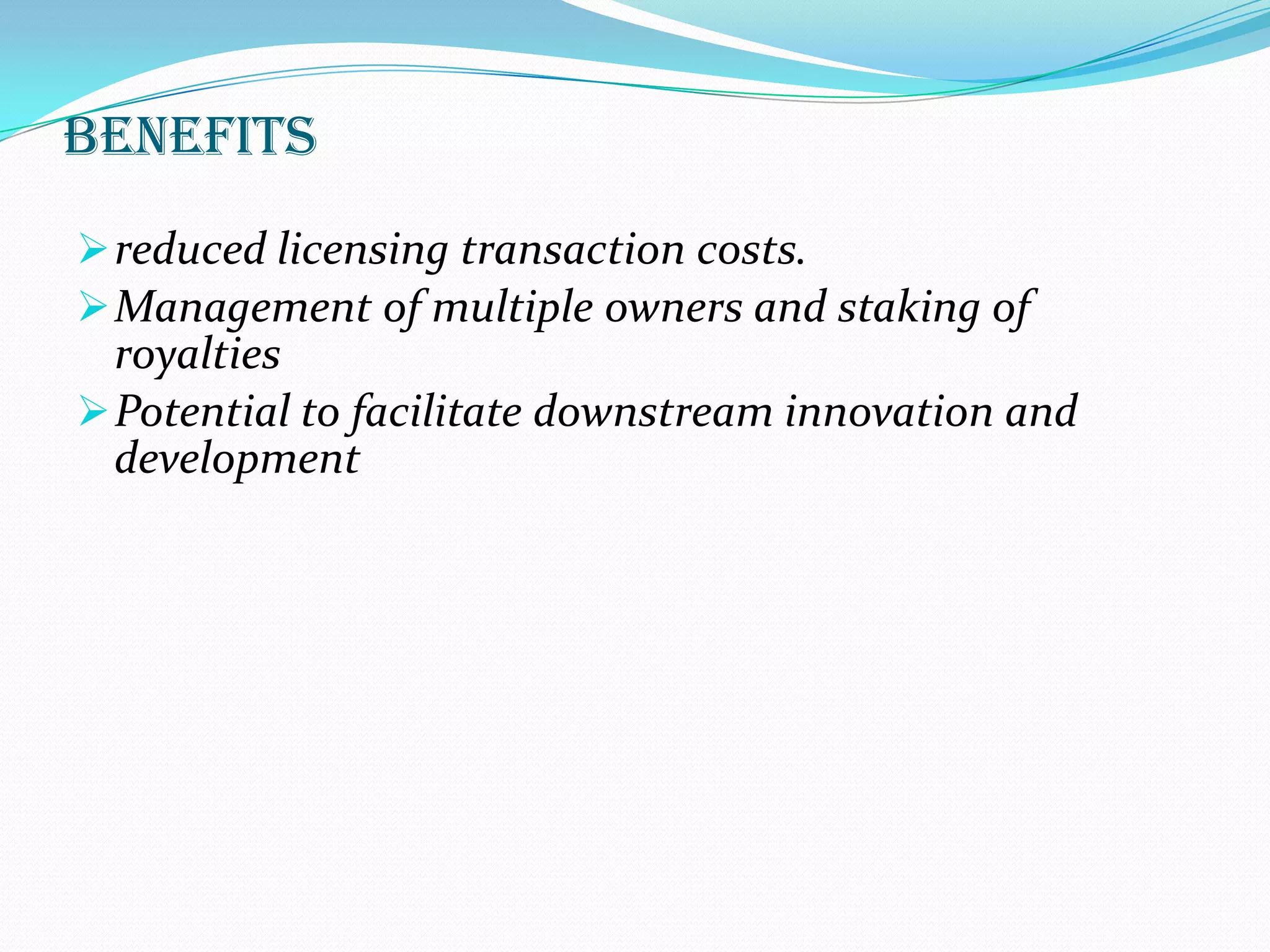 Patent pool presentation | PPTX