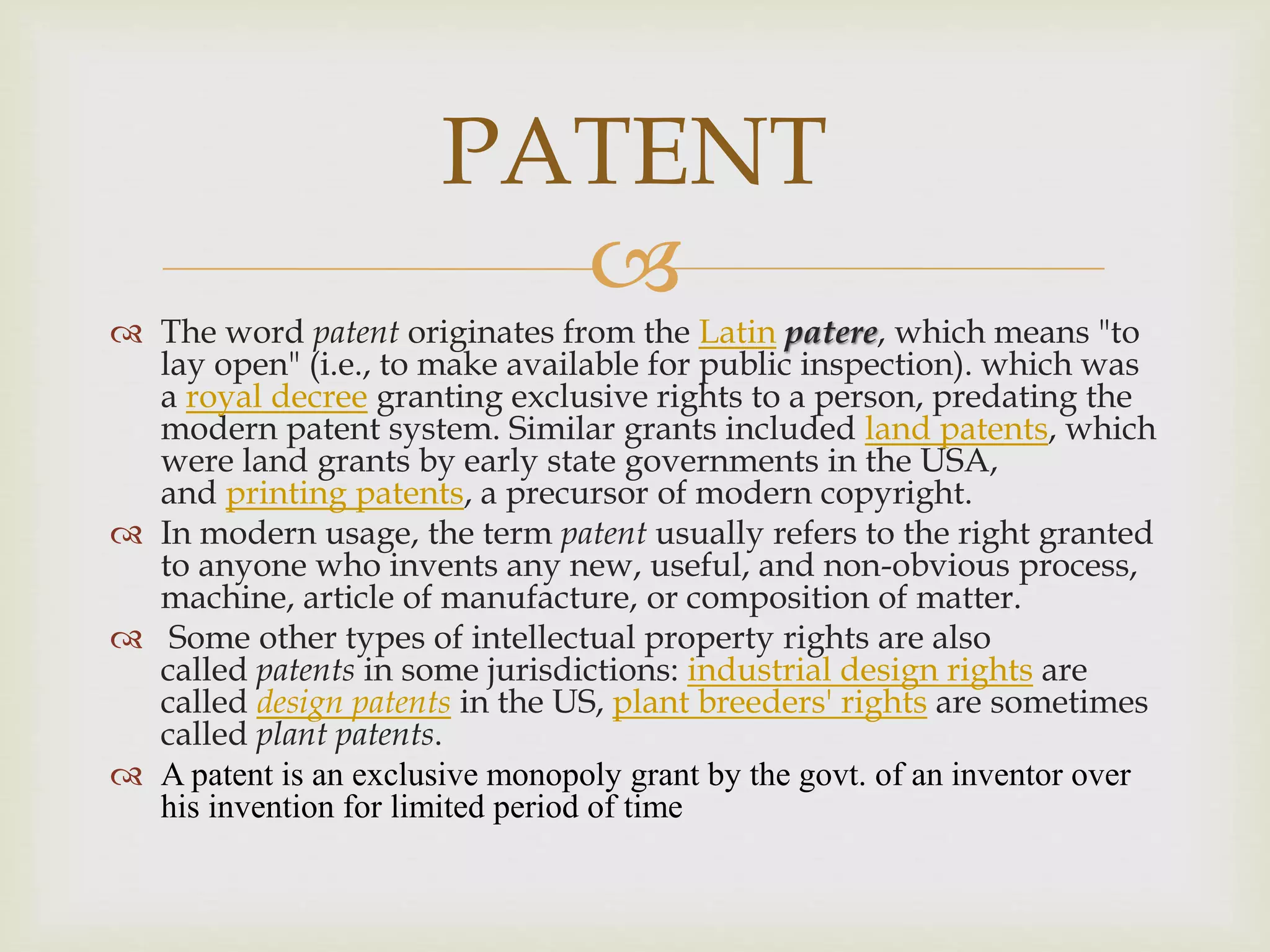 Patent ppt | PPTX