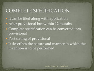 Patent presentation | PDF