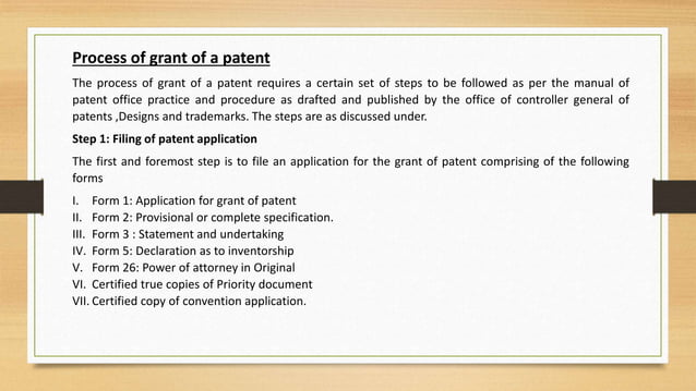 Patent presentation | PPT