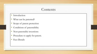 Patent presentation | PPTX