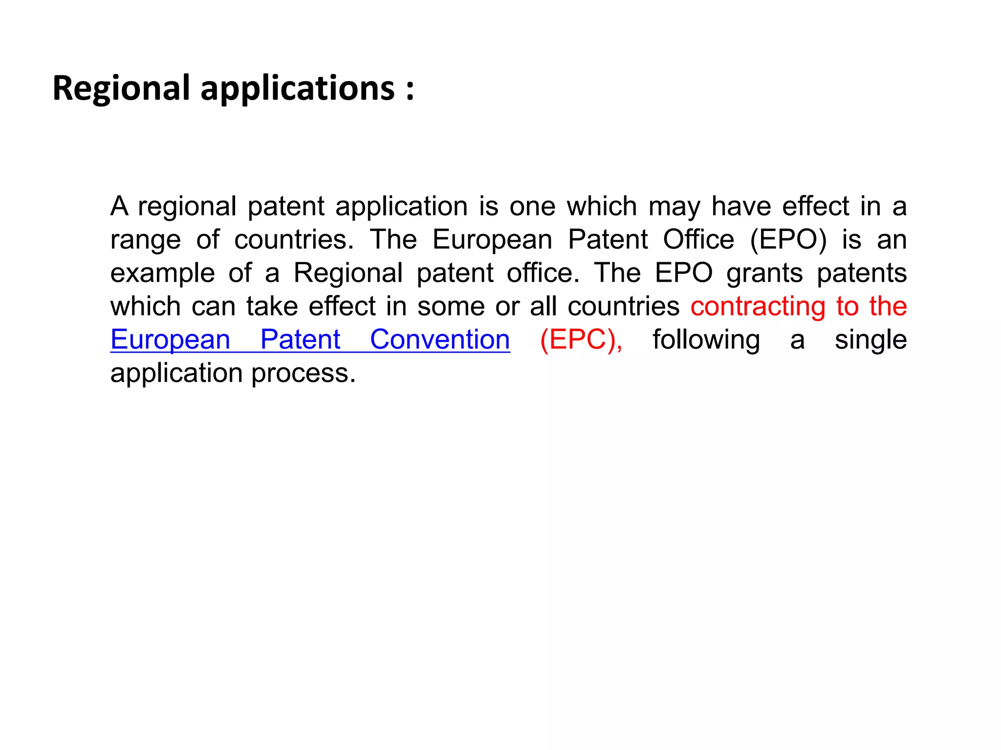 Patent processing & filling | PPTX