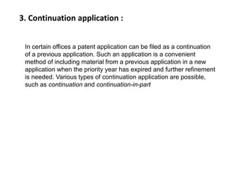 Patent processing & filling | PPTX