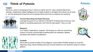 Patent Prosecution Intelligence Webinar (2019) | PPT
