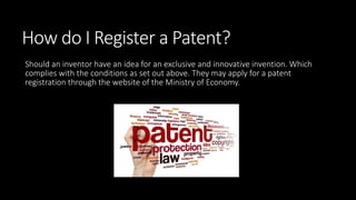 Patent protection and registration in the uae | PPTX
