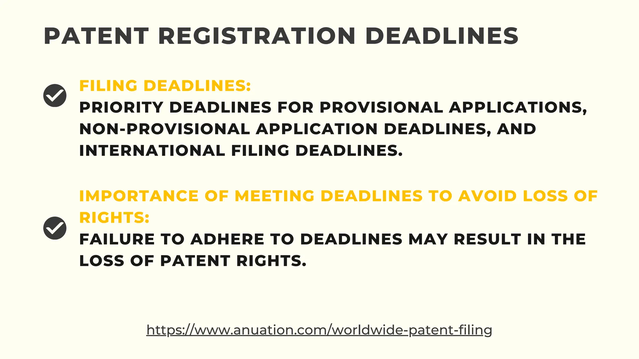 Patent Registration, process, deadlines & requirements | PDF