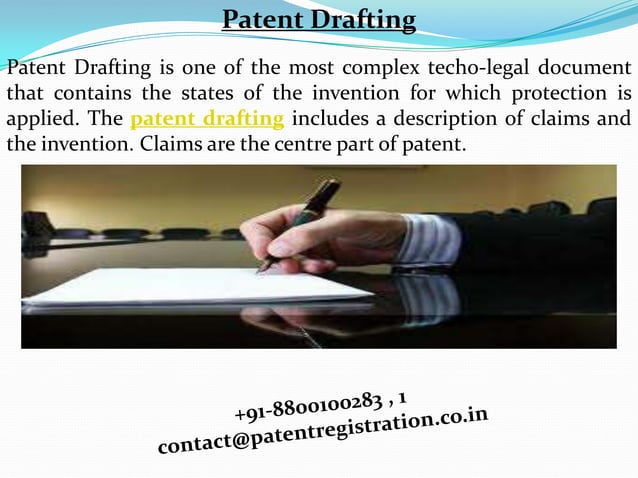 Patent registration process in india: 08800100281 | PPT