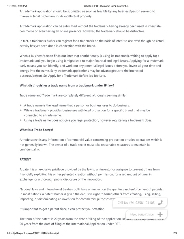 Understanding Intellectual Property Rights (IPR): A Complete Guide | PDF