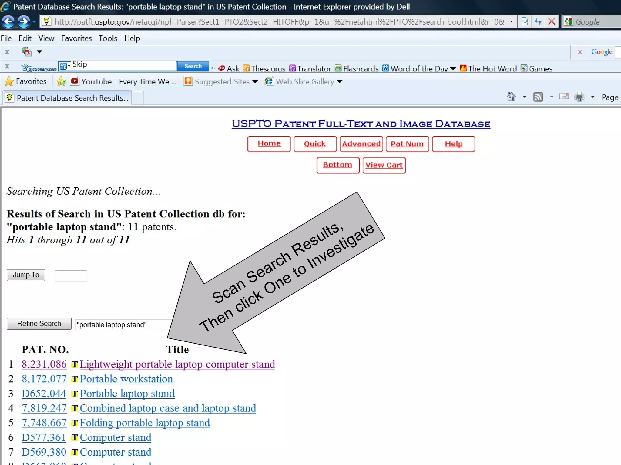 How to Conduct a Preliminary Patent Search | PPT | Search | Internet