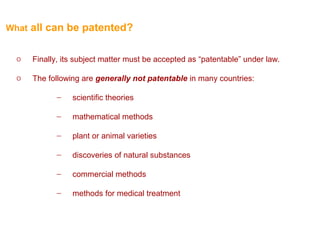 Patents | PPT