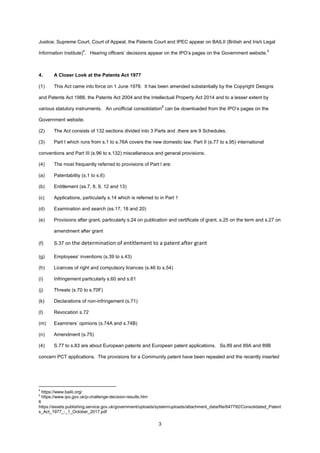 Patents 101 Part 2 The Law | PDF