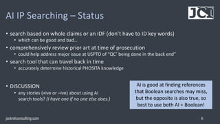 Patents and AI: Current Tools, Future Solutions | PPT