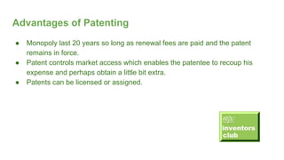Patents and alternatives to patenting.pdf | Legal Services Industry ...