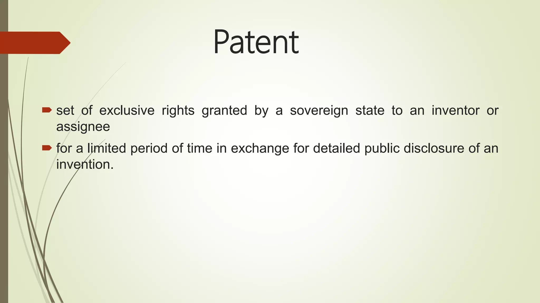 Patents and case study | PPTX