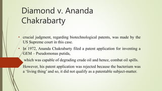 Patents and case study | PPTX