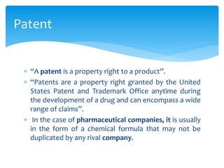Patents and Generic.pptx