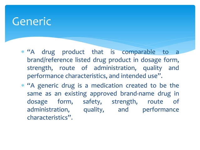 Patents and Generic.pptx