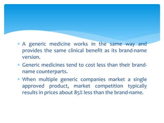 Patents and Generic.pptx