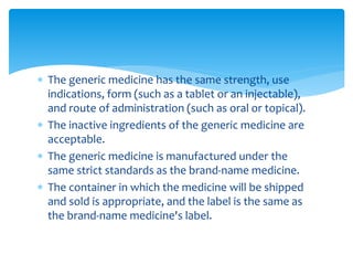 Patents and Generic.pptx