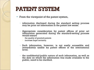 Patents and standards | PPT