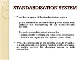 Patents and standards | PPT